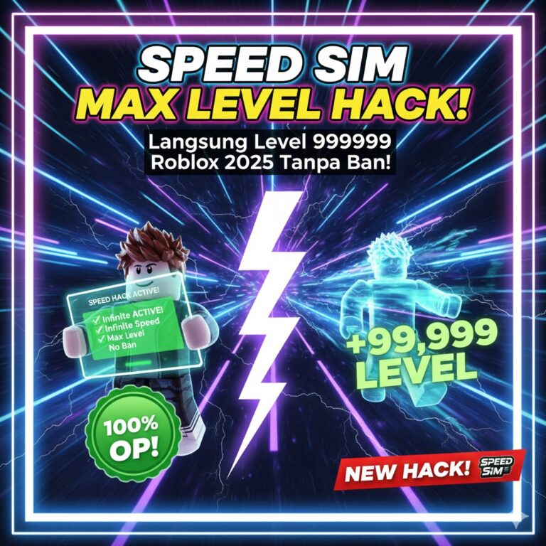 Speed Sim Max Level Hack: Langsung Level 999999 Roblox 2025